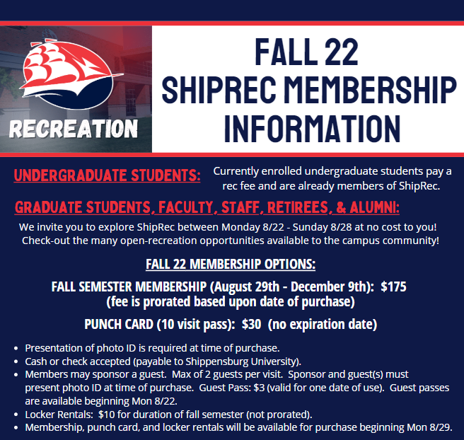 Shippensburg University - ShipRec (Rec Center)